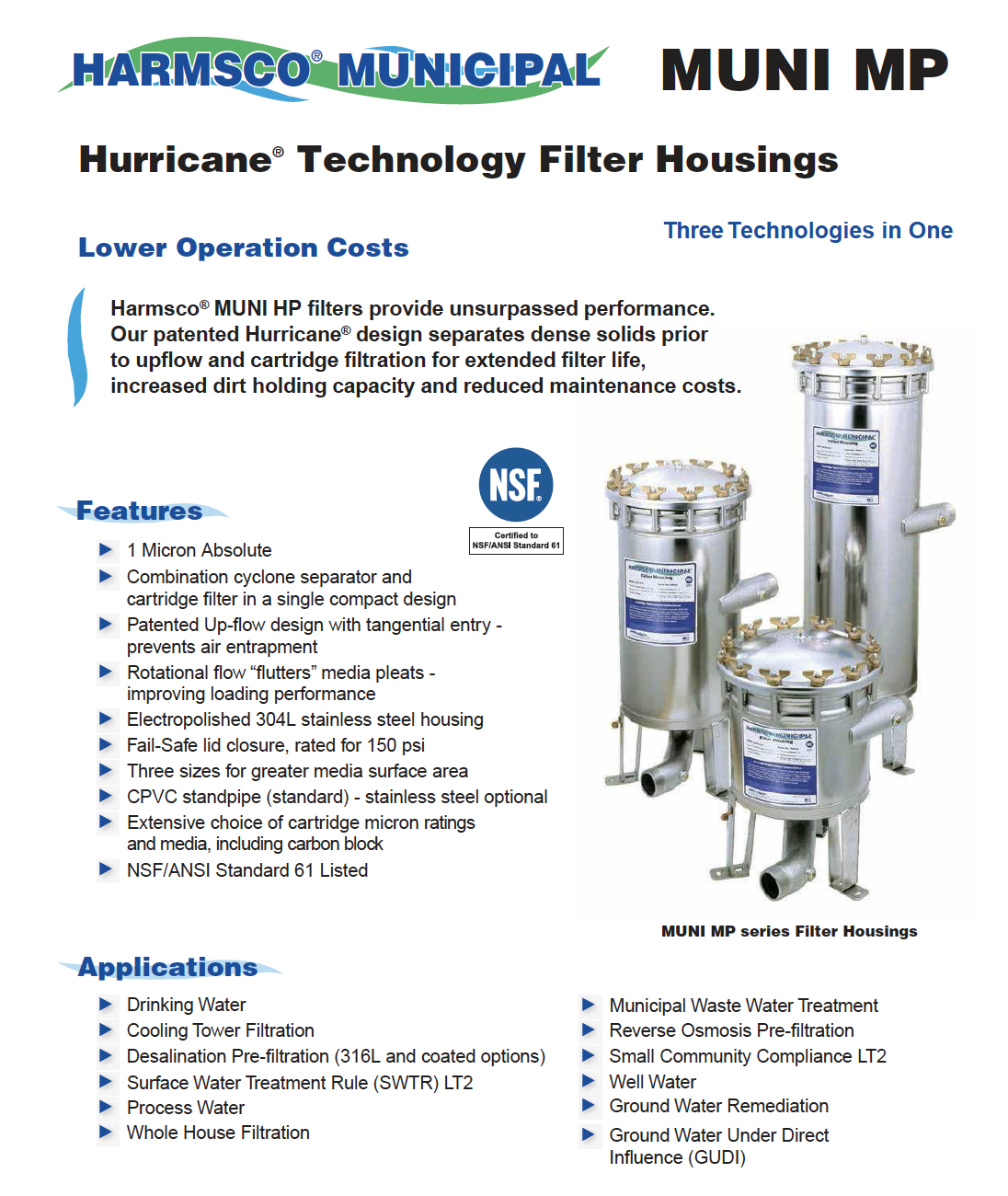 Filter Housings - Harmsco